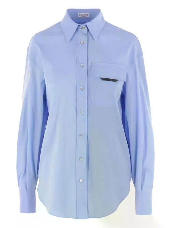 Brunello Cucinelli Button-fastening Shirt - Blue