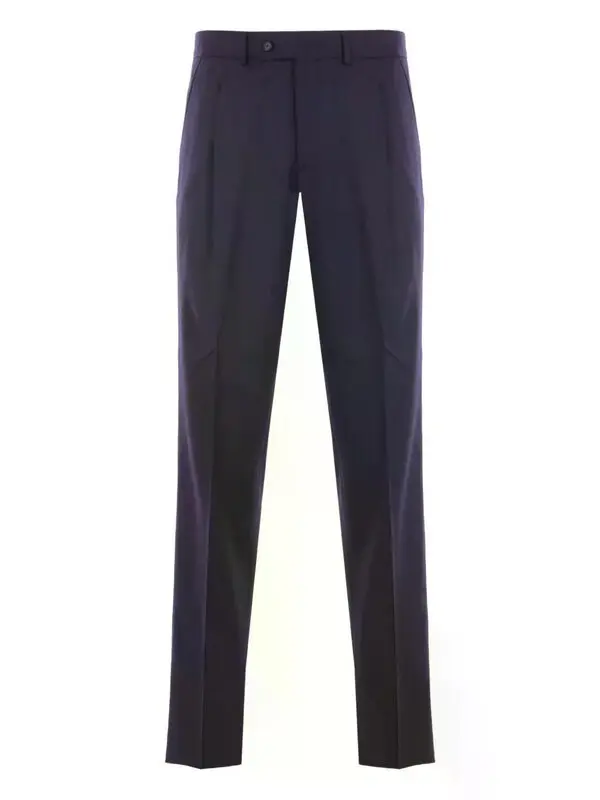Caruso Pleated Wool Trousers