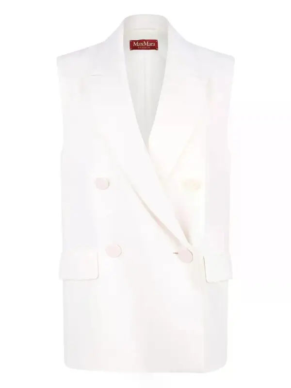 Max Mara Mayte Double-breasted Sleeveless Blazer