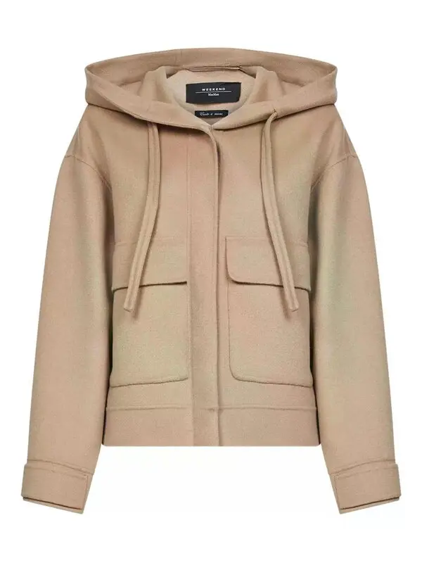 Max Mara Hooded Patch-pocket Jacket - Neutrals