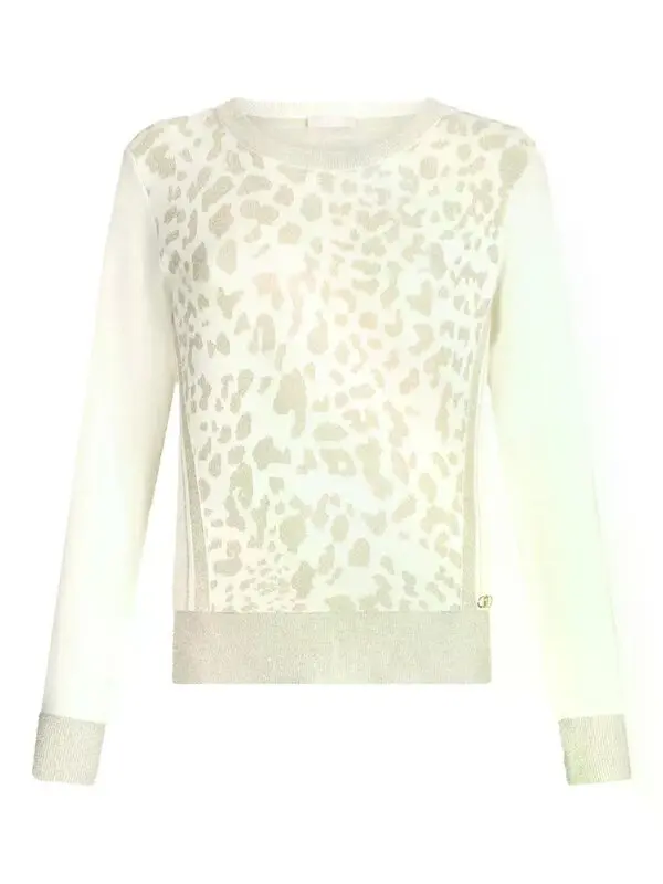 Liu Jo Animal-print Jacquard Jumper