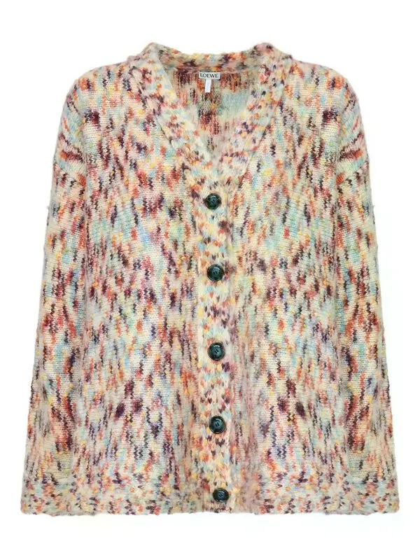 Loewe V-neck Button-front Cardigan - Neutrals