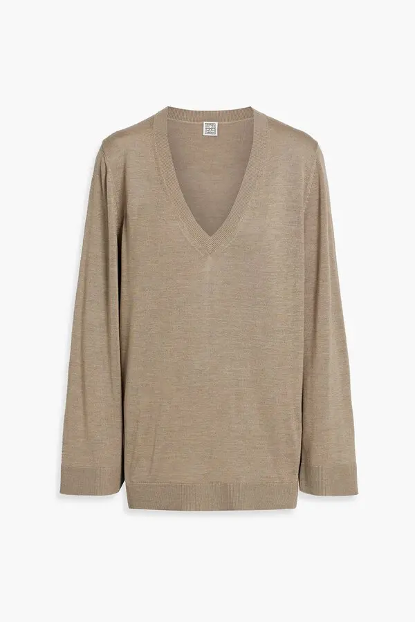 TOTÊME Silk And Cashmere-blend Sweater