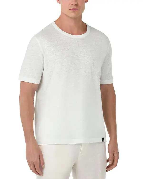 Boggi Milano Stretch Crewneck Tee - White