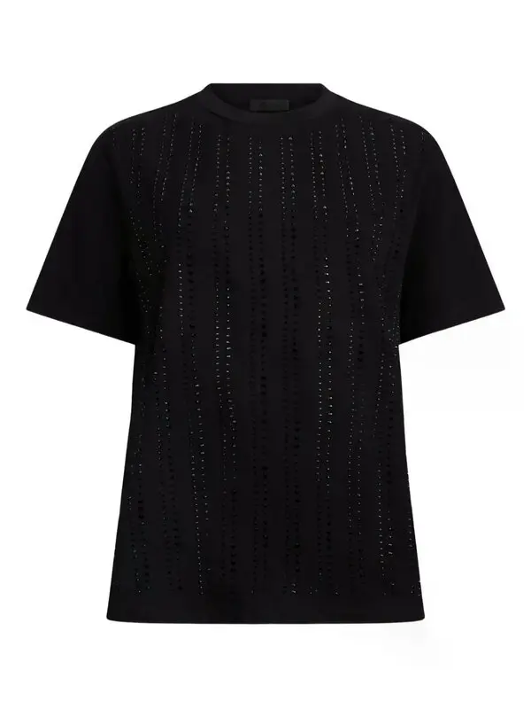 Liu Jo Stud-embellished Crew-neck T-shirt