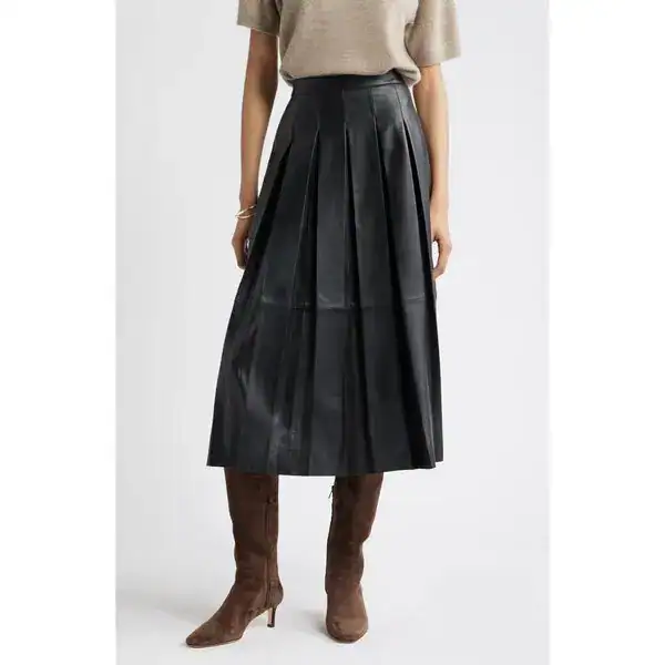 Pleated Skirt Leather Skirt Nordstrom Rack Leather Skirt Nordstrom Rack Top  2025