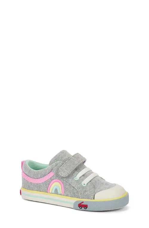 See Kai Run Kristin Low-top Sneaker - Gray/rainbow