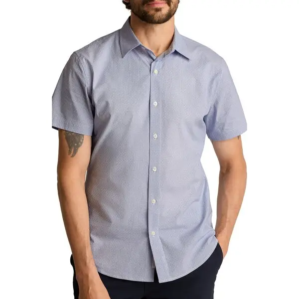 Bonobos Riviera Fil Coupé Dot Stretch Cotton Dobby Button-up Shirt