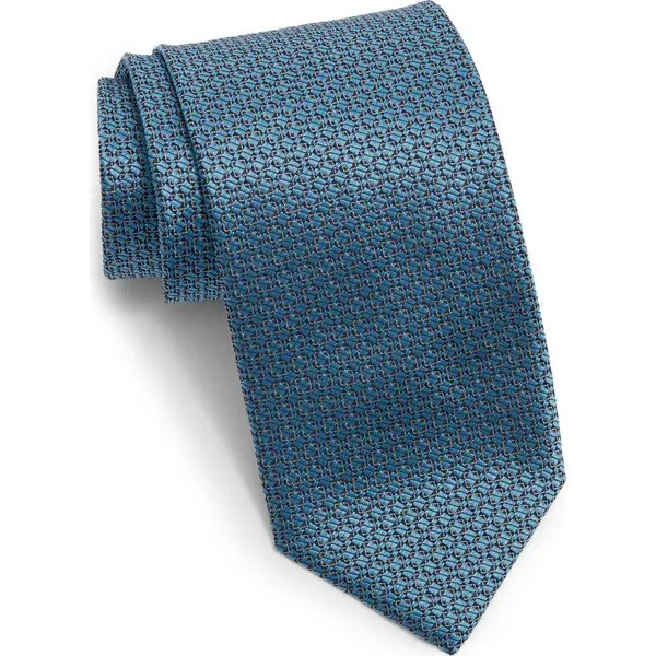 Canali Silk Jacquard Neck Tie - Lt Blue