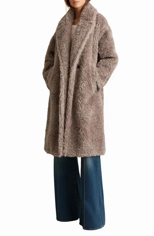 REISS Darla Faux Fur Coat