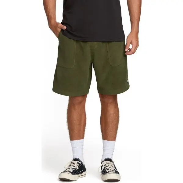 BILLABONG Corduroy Water Repellent Shorts - Olive