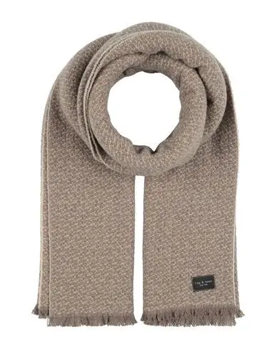Rag & Bone Scarf Light Brown Recycled Wool, Wool