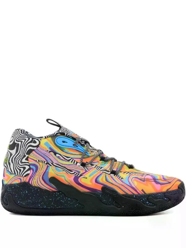 PUMA X Dexter's Laboratory Mb.03 Poison Pink/fluro Orange Sneakers - Black