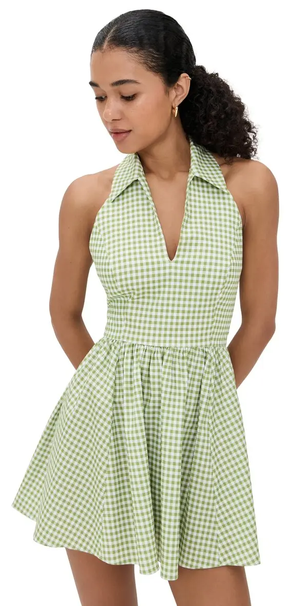 Caroline Constas Aya Open Back Mini Dress