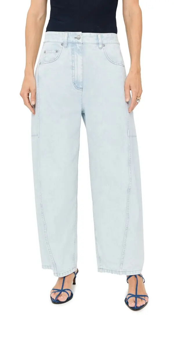 Tibi Petite Sid Cropped Jeans