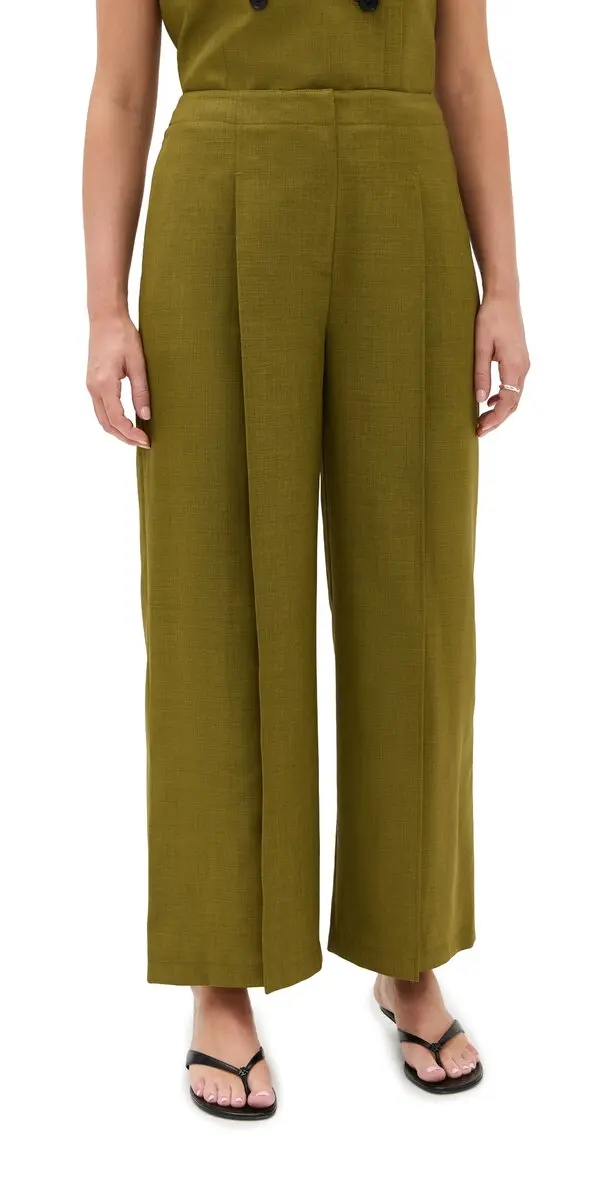 Theory Deep Pleat Trousers