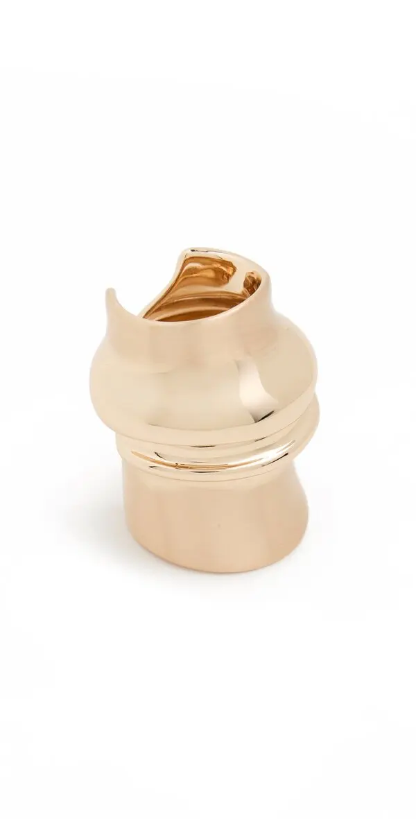 Cult Gaia Bambu Ring - Brushed Brass