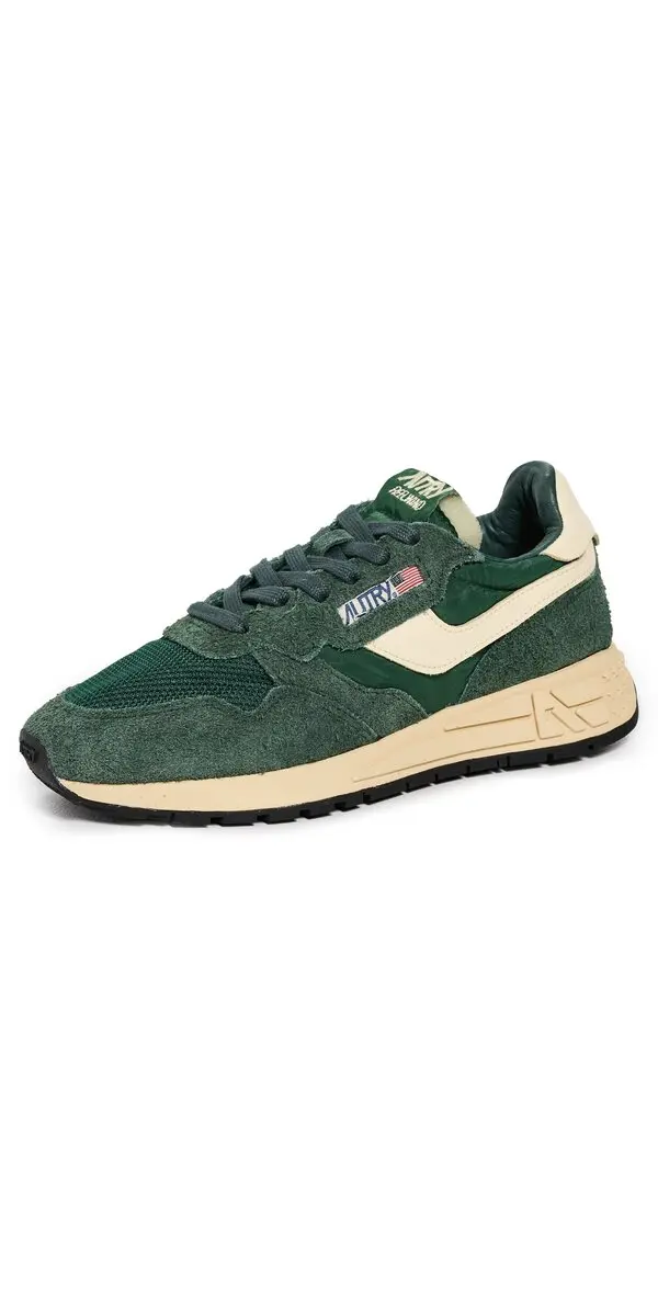 AUTRY Reelwind Low Sneakers - Suede/net Bottle/ruta
