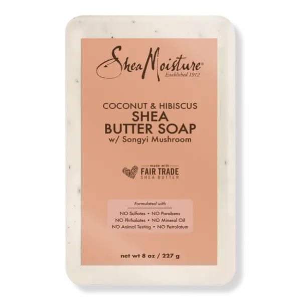 SHEAMOISTURE Coconut & Hibiscus Bar Soap