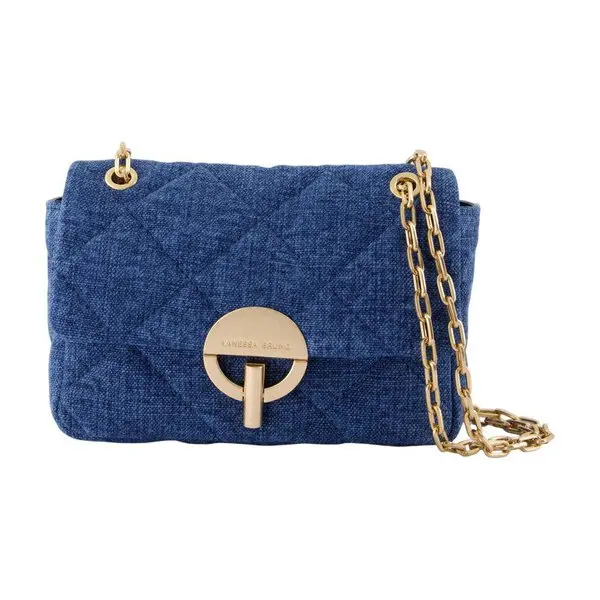 Vanessa Bruno Moon Medium Shoulder Bag - Blue