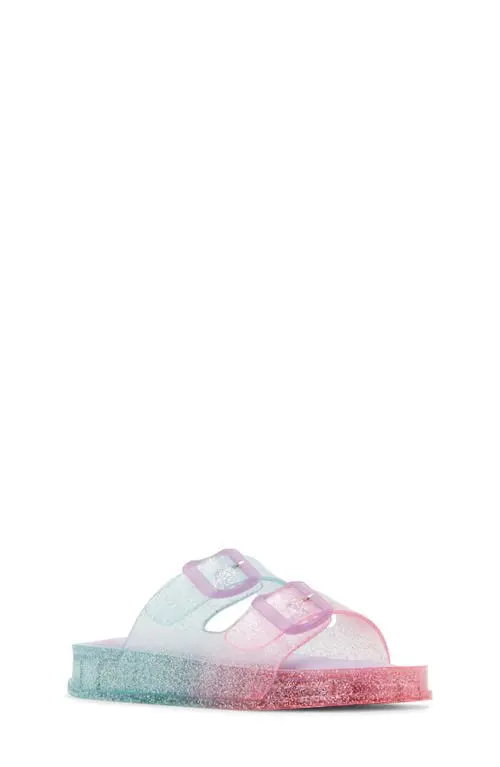 Steve Madden Jlolli Glitter Jelly Sandal - Blue Ombre