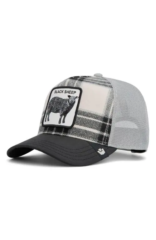 GOORIN BROS Black Sheep Brushed Plaid Trucker Hat