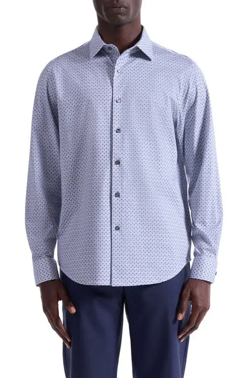 Bugatchi James Ooohcotton® Button-up Shirt - Air Blue