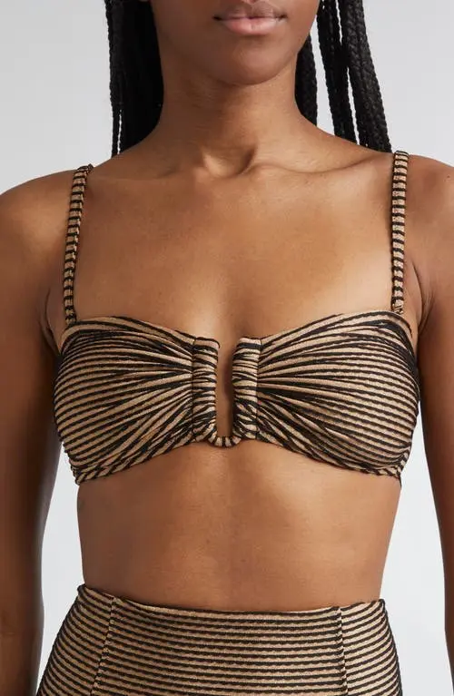 Ulla Johnson Santorini Scalloped Bikini Top - Helios