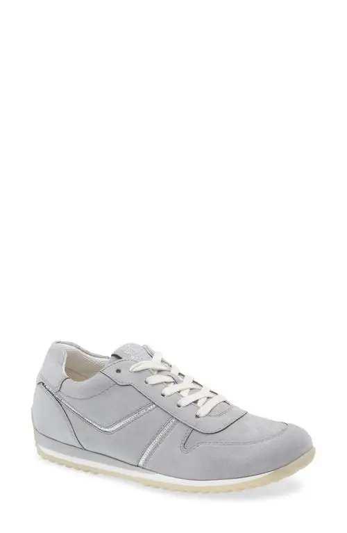 Paul Green Bella Leather Sneaker - Grey Suede