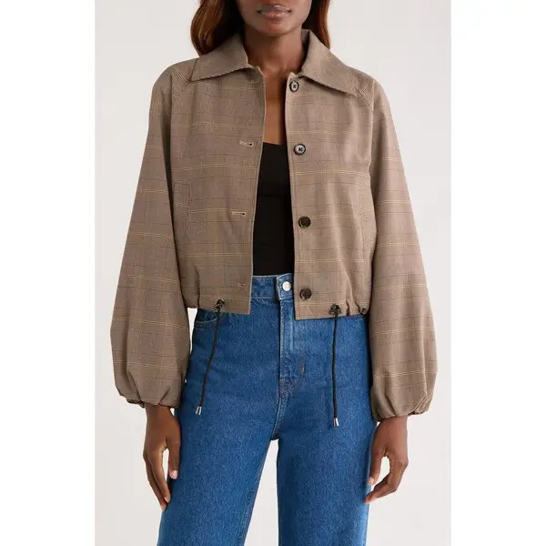 Rails North Plaid Bomber Jacket