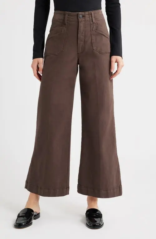 Paige Anessa High-waist Wide-leg Utility Pants