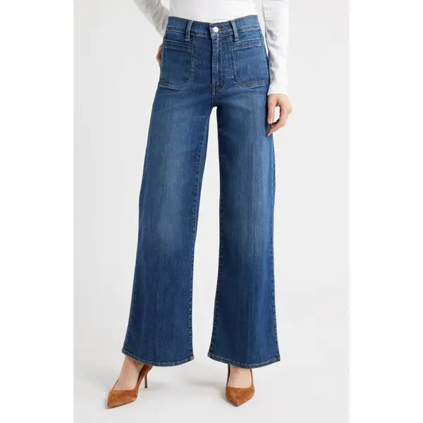 FRAME Le Slim Palazzo Jeans