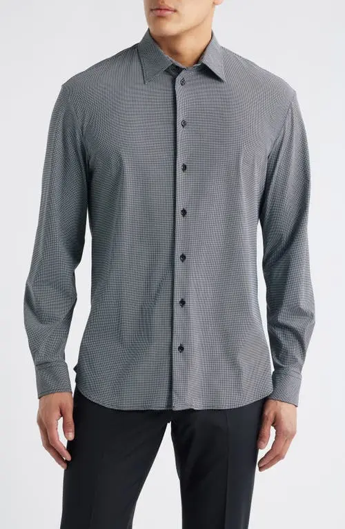 Emporio Armani Microdot Button-up Shirt