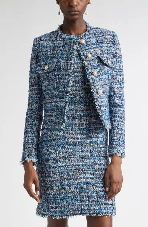 St. John Eyelash Tweed Jacket