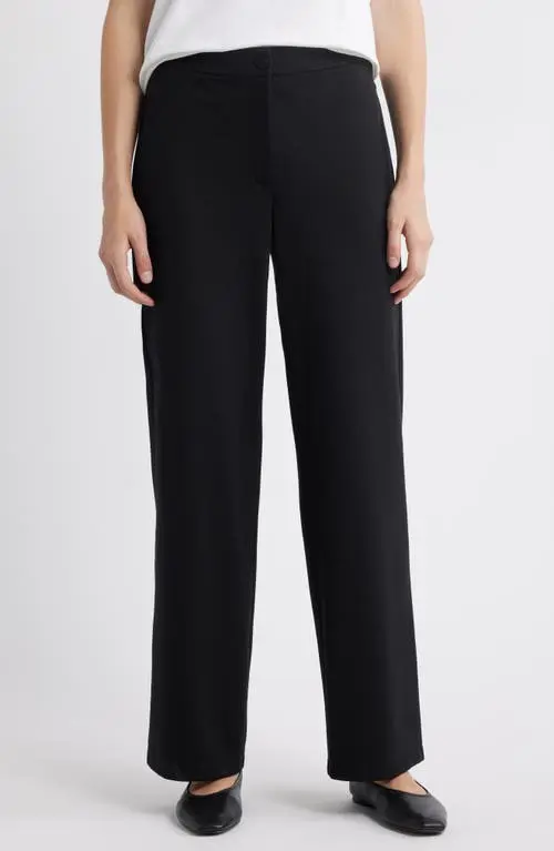 Eileen Fisher Straight Fit Full Length Pants