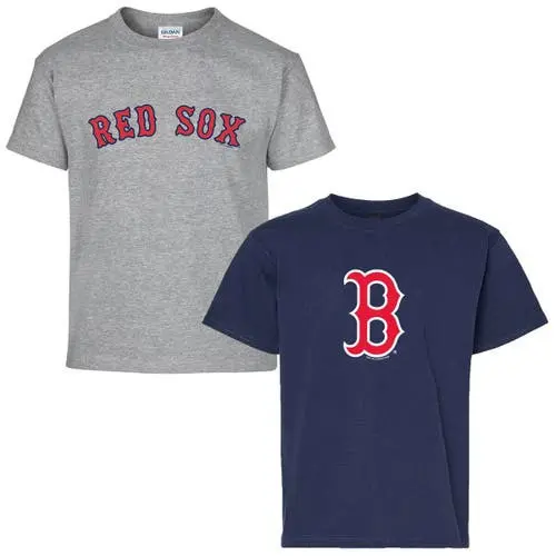SOFT AS A GRAPE Youth /gray Boston Red Sox Two-pack T-shirt Set