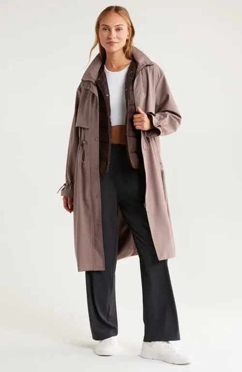 Zella 3-in-1 Trench Coat - Tan Dusk