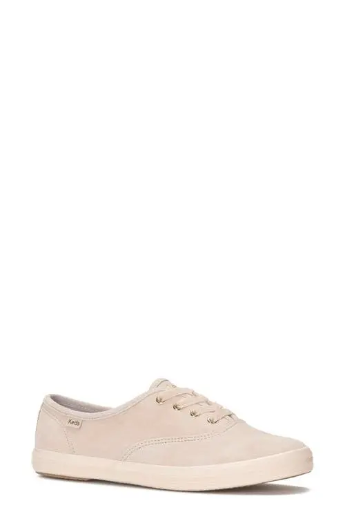 KEDS® Champion Luxe Suede Low Top Sneakers - Fall Blush