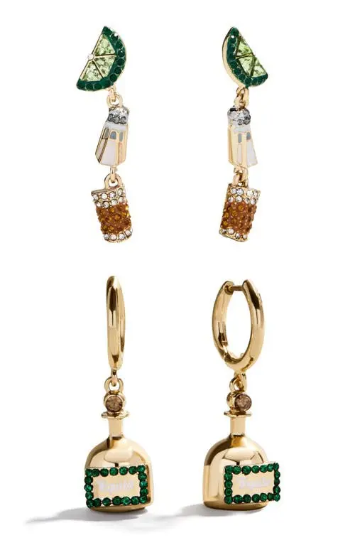 Baublebar Set Of 2 Drop Earrings