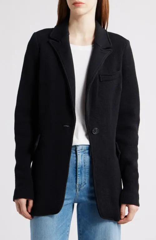 NIC+ZOE Femme Contour Knit Jacket - Black Onyx