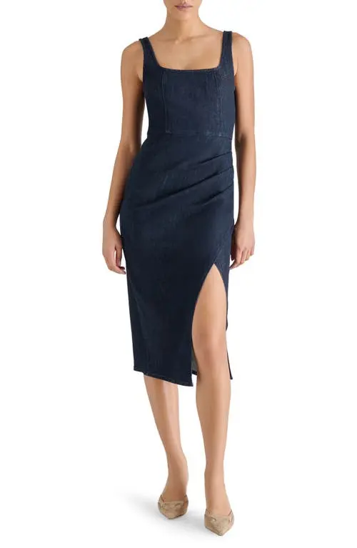 Steve Madden Denim Midi Dress - Washed Denim