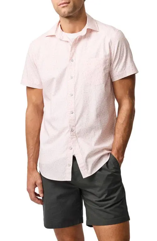 Rodd & Gunn Amberely Beach Floral Short Sleeve Button-up Shirt - Rosebud