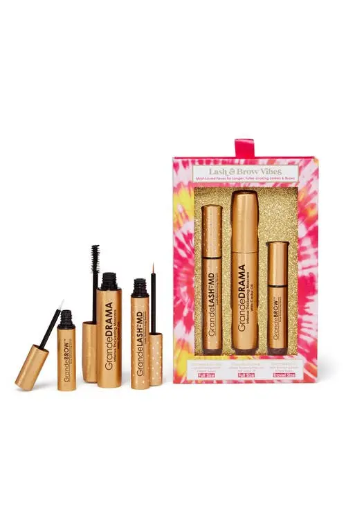 GRANDE COSMETICS Lash & Brow Vibes Set $131 Value