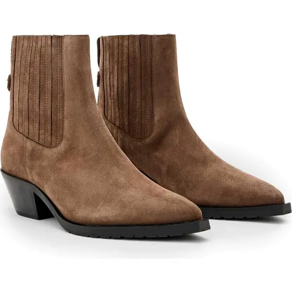 All Saints Marcie Chelsea Boot - Pine Bark Brown