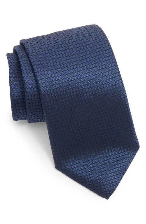Canali Patterned Silk Neck Tie