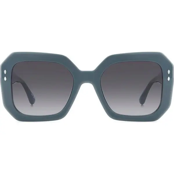 Isabel Marant 53mm Rectangular Sunglasses - Grey/grey Azure