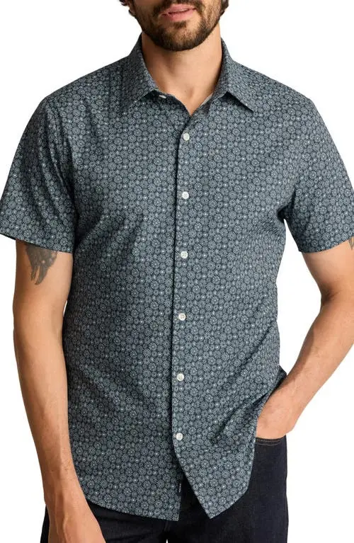 Bonobos Sun Print Tech Short Sleeve Button-up Shirt - Hand Painted Sol V2 C16