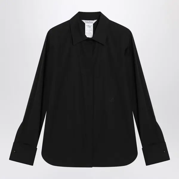 Max Mara Shirt With Logo - Black