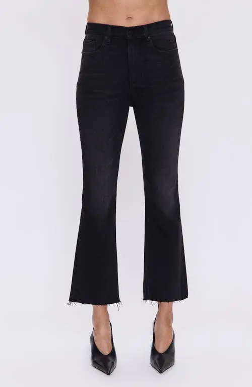 PISTOLA Lennon Raw Hem High Waist Crop Bootcut Jeans