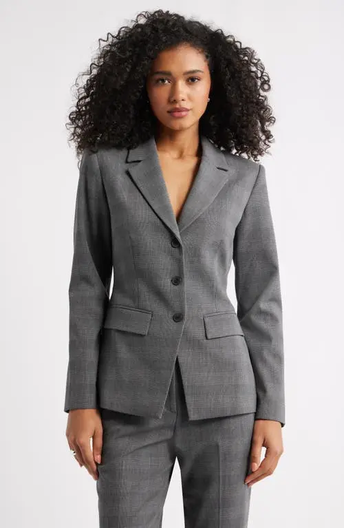 OPEN EDIT Fitted Single-breasted Blazer
